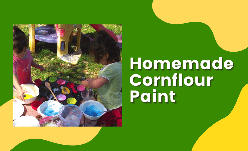How to make your own safe edible paint for play!