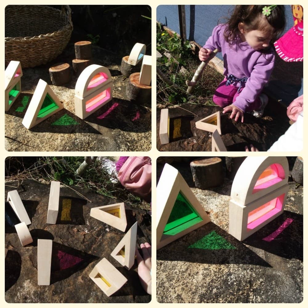 Exploring Colour & Texture Outdoors with Window Blocks! - The Empowered ...