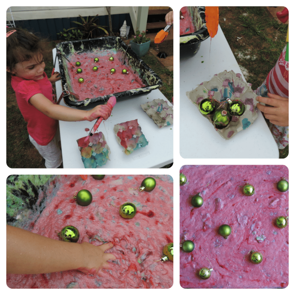 How to make Soapy Sensory Slime for Christmas Play!