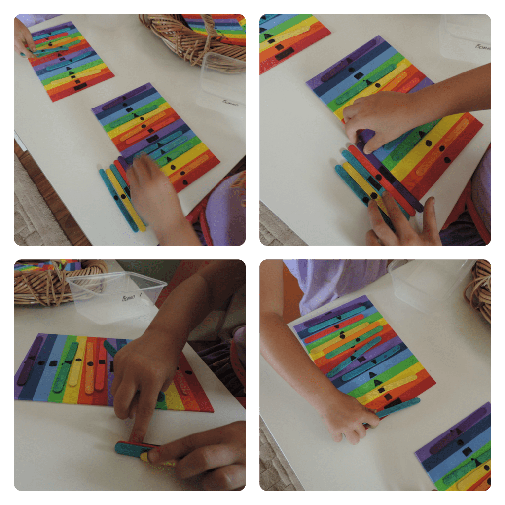 Rainbow colour & number sort and sequence game - Easy DIY! - The ...
