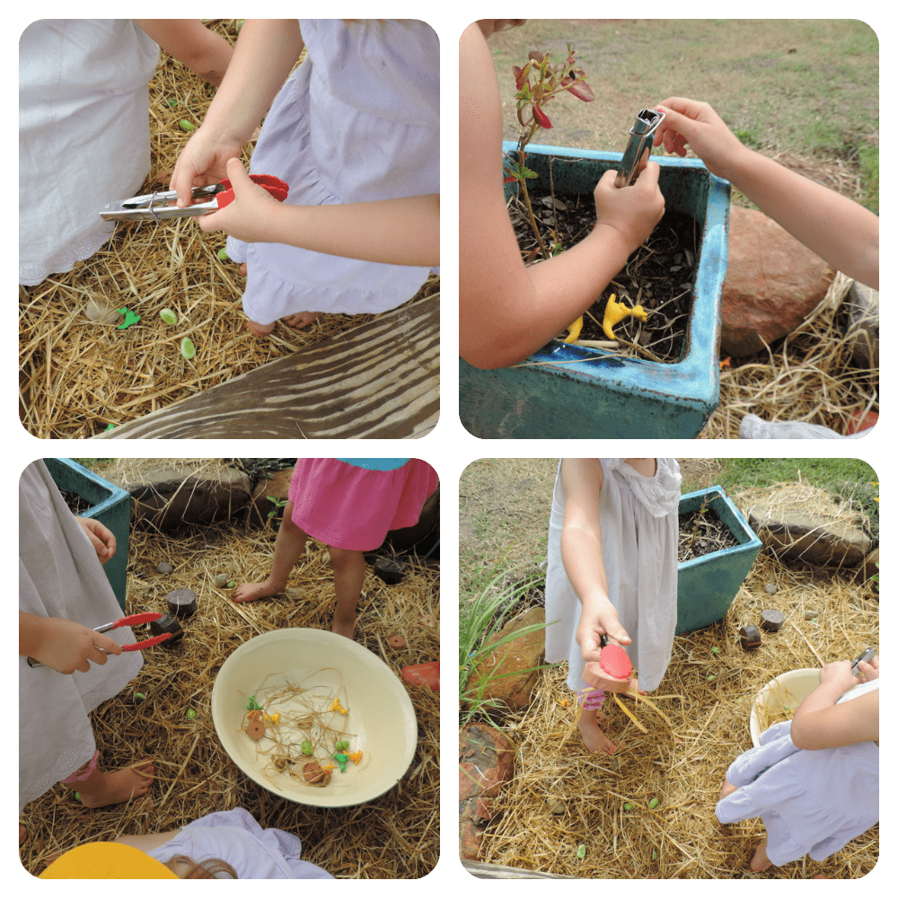 Kangaroo Fine Motor Tong Treasure Hunt ! - The Empowered Educator