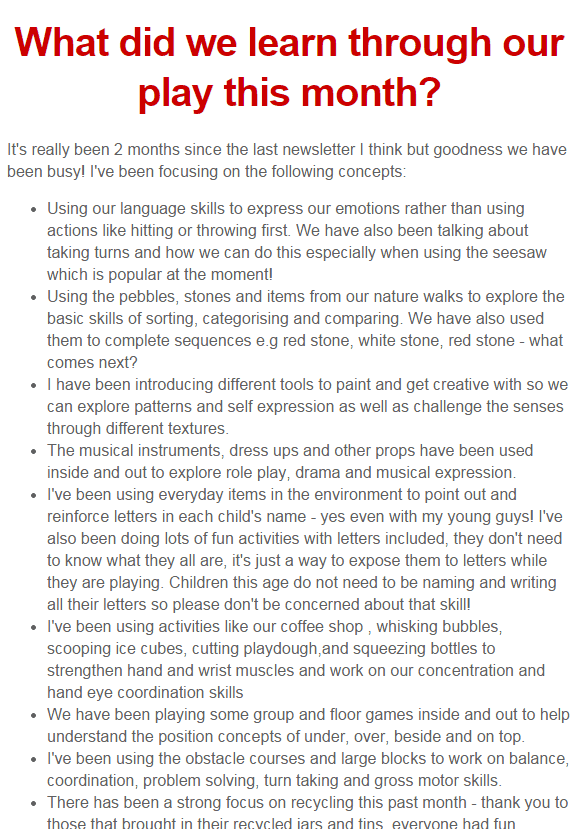 Writing Engaging and Useful Newsletters for Parents - The Empowered ...