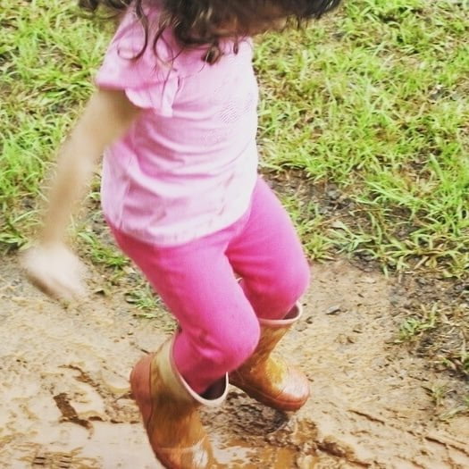20 easy ideas to encourage outdoor rainy day play - Free E-book available