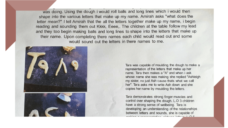 How you can write childcare observations using different methods