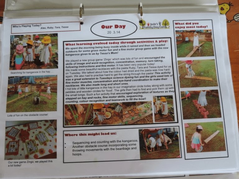 How you can write childcare observations using different methods