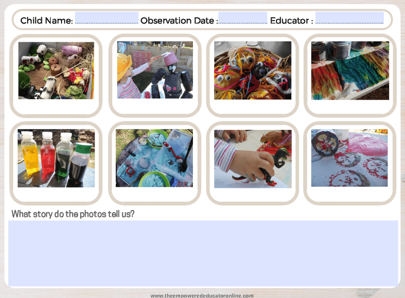 How you can write childcare observations using different methods