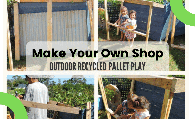 Easy Recycled Pallet Market Stall, Cubby or Shop for Outdoor Play ...