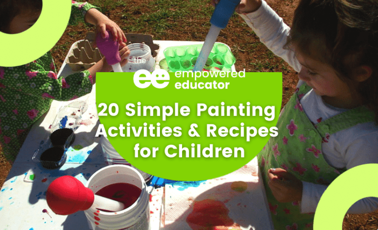 20 Simple Painting Activities & Recipes for Children