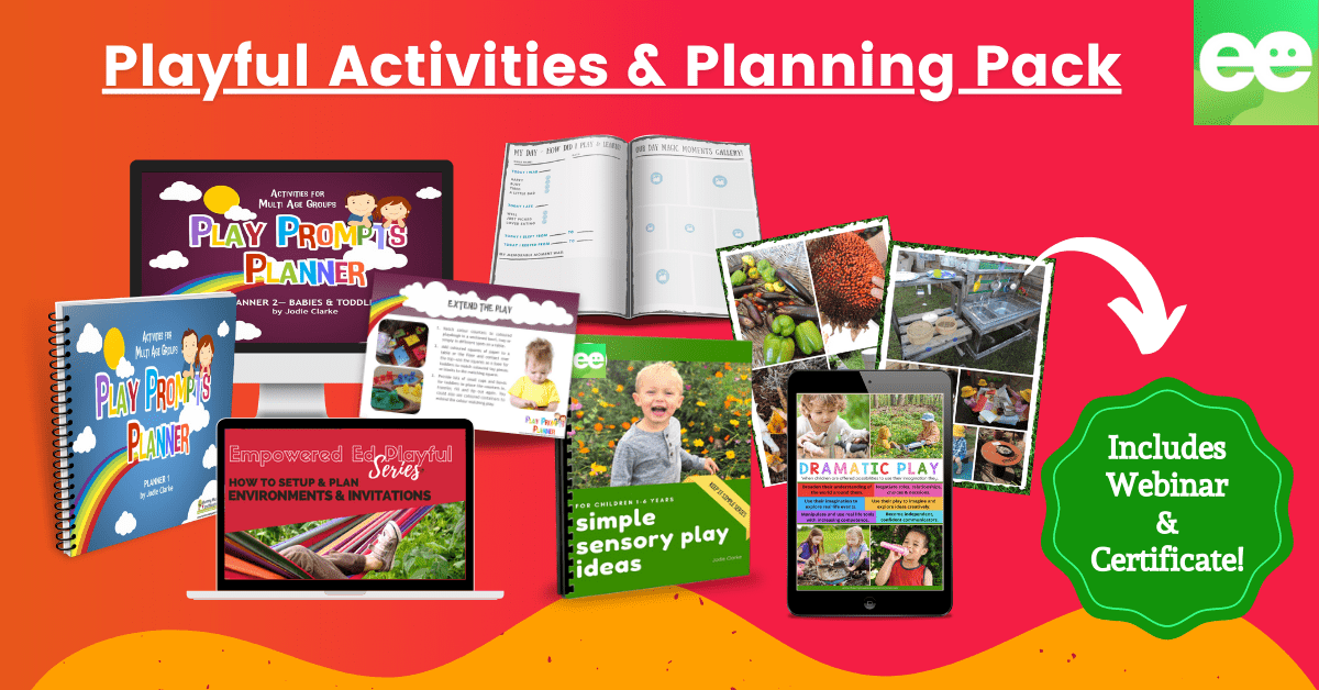 Webinar Playful Activities & Planning Pack - The Empowered Educator