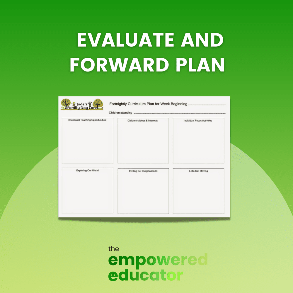 How to write child observations, reflect and forward plan.