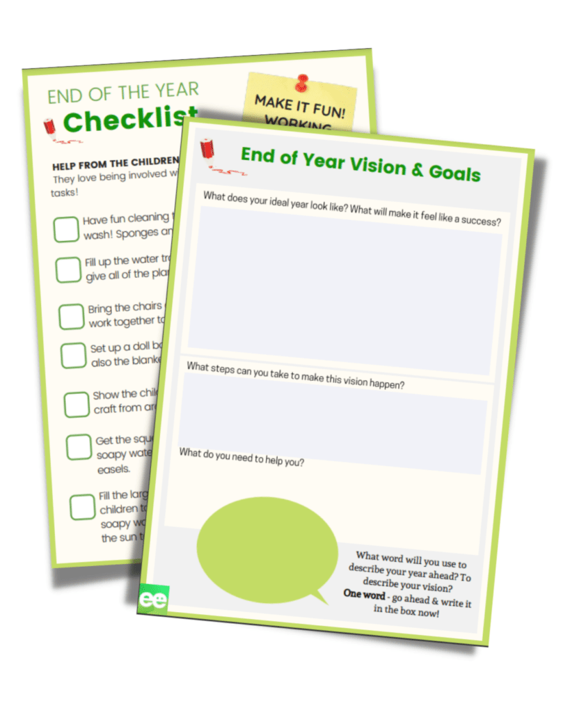 EE FREEBIE_END OF YEAR CHECKLISTS (FB) - The Empowered Educator