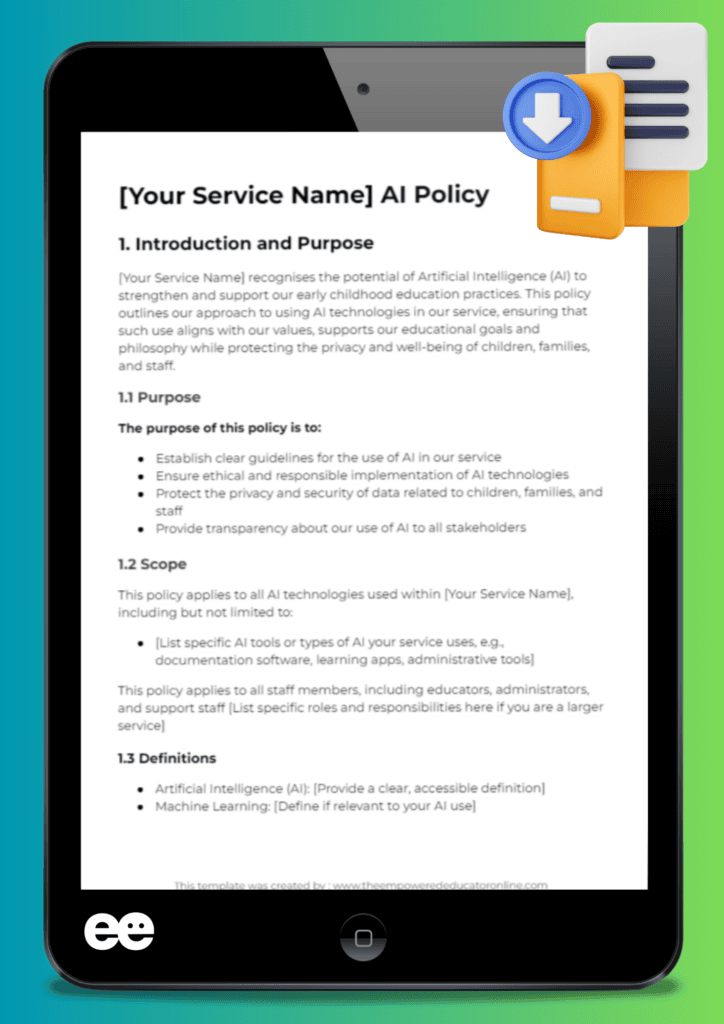 AI Future Ready Series - AI Policy Document - The Empowered Educator