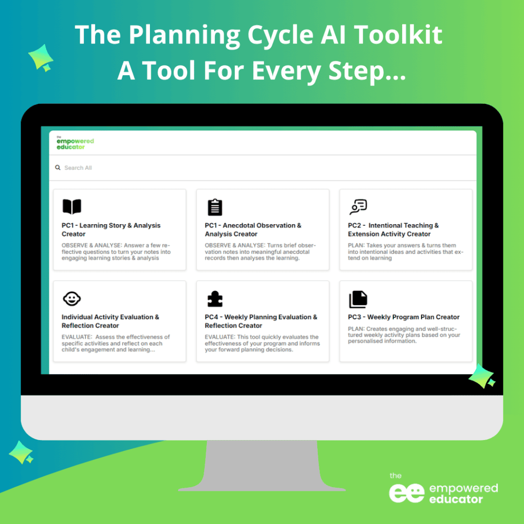 AI Timesaver Toolkit Previews - The Empowered Educator